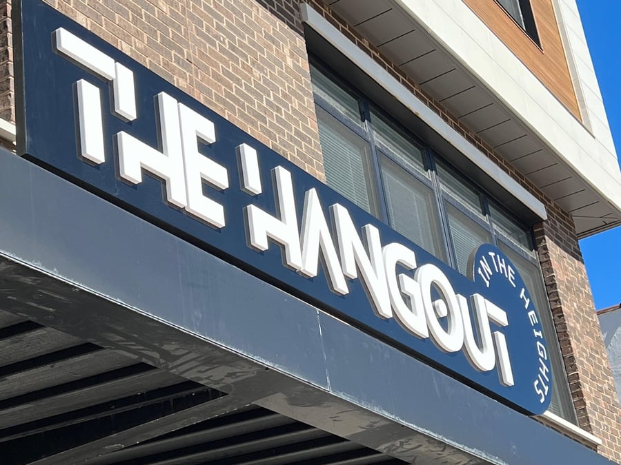 Laser Cut Acrylic Letters Introduce The Hangout in Berkeley Heights, NJ