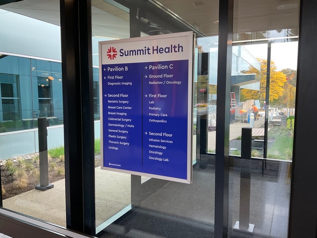 Summit Health Directs Patients with Hospital Directory Signs for ...