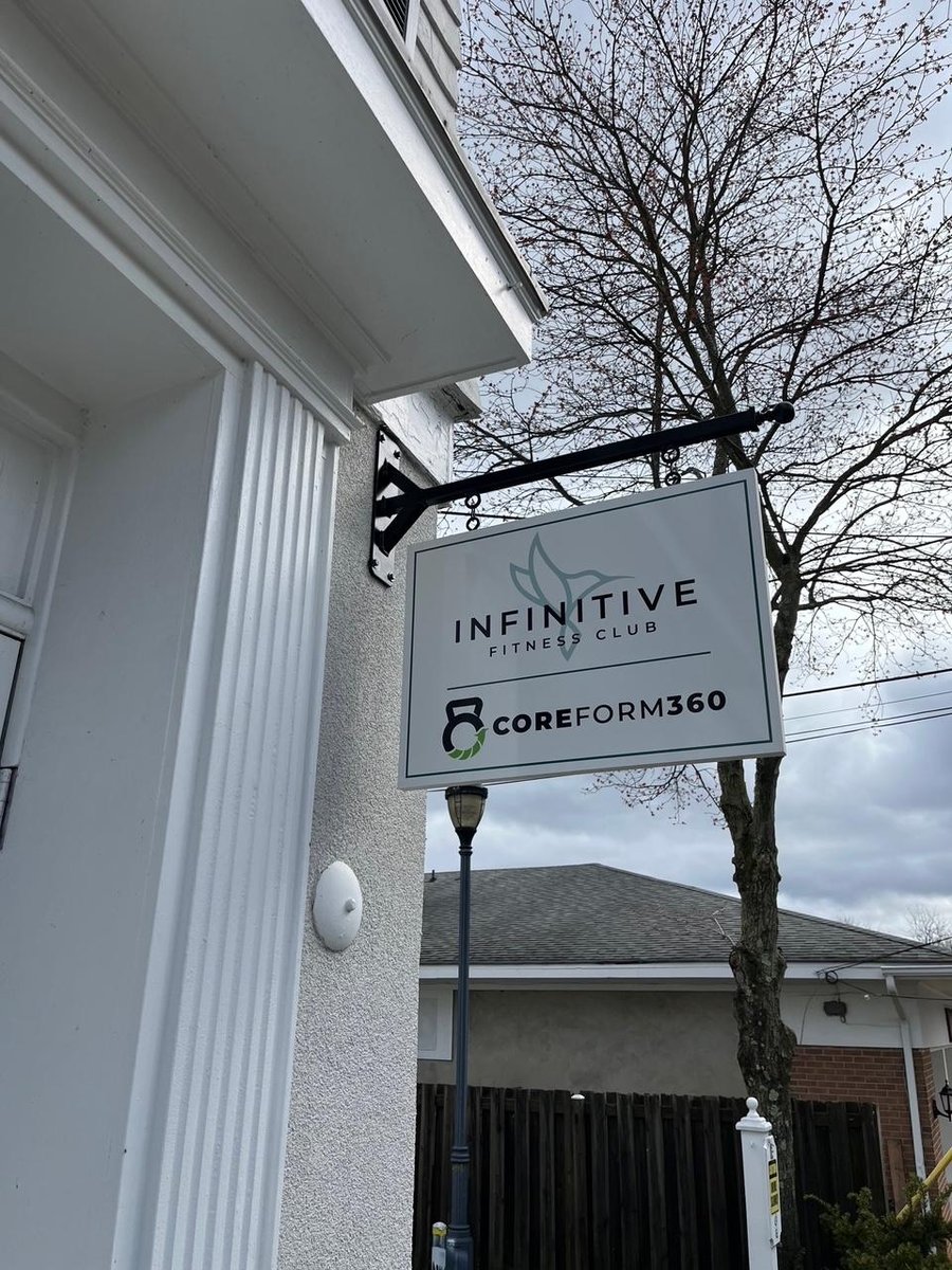 Custom Gym Signage Design for Infinitive Fitness Club in Basking Ridge, NJ