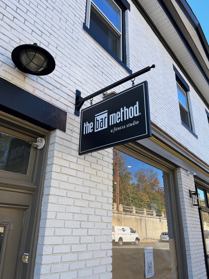 The Bar Method Relocates with Indoor and Outdoor Signs in Madison, NJ