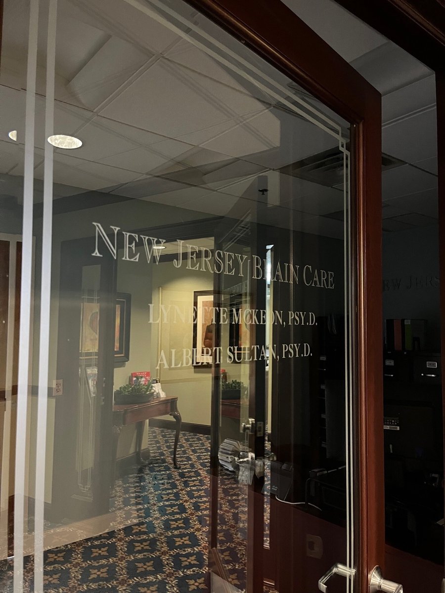 New Jersey Brain Care Welcomes Visitors with Etched Glass Lettering and ...
